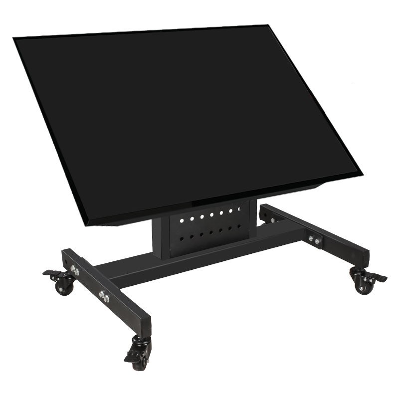 Heavy Duty Movable Short TV Trolley 32 to 65 inch for Stage Meeting ...