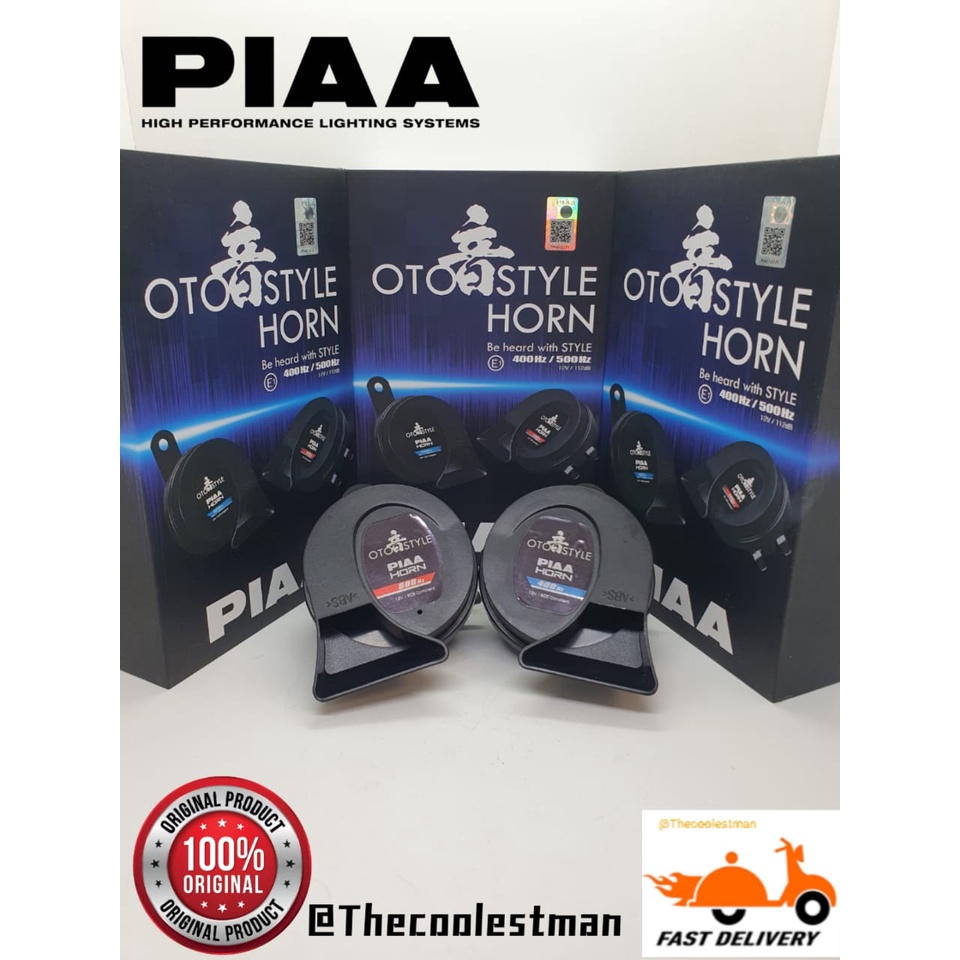 PIAA HO-14 OTO Style Horn 400hz/500hz Car Horn (2PCS) | Shopee Malaysia