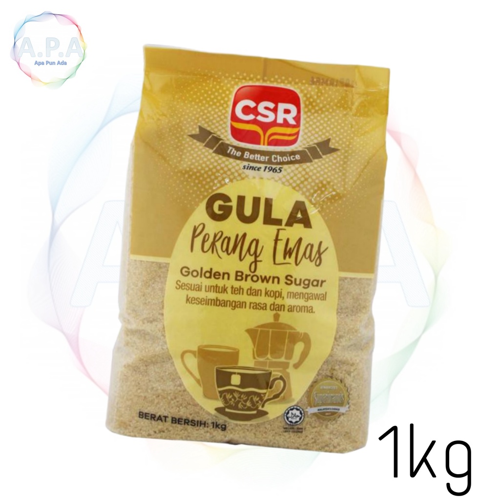 CSR Golden Brown Sugar / Gula Perang Emas 1kg | Shopee Malaysia