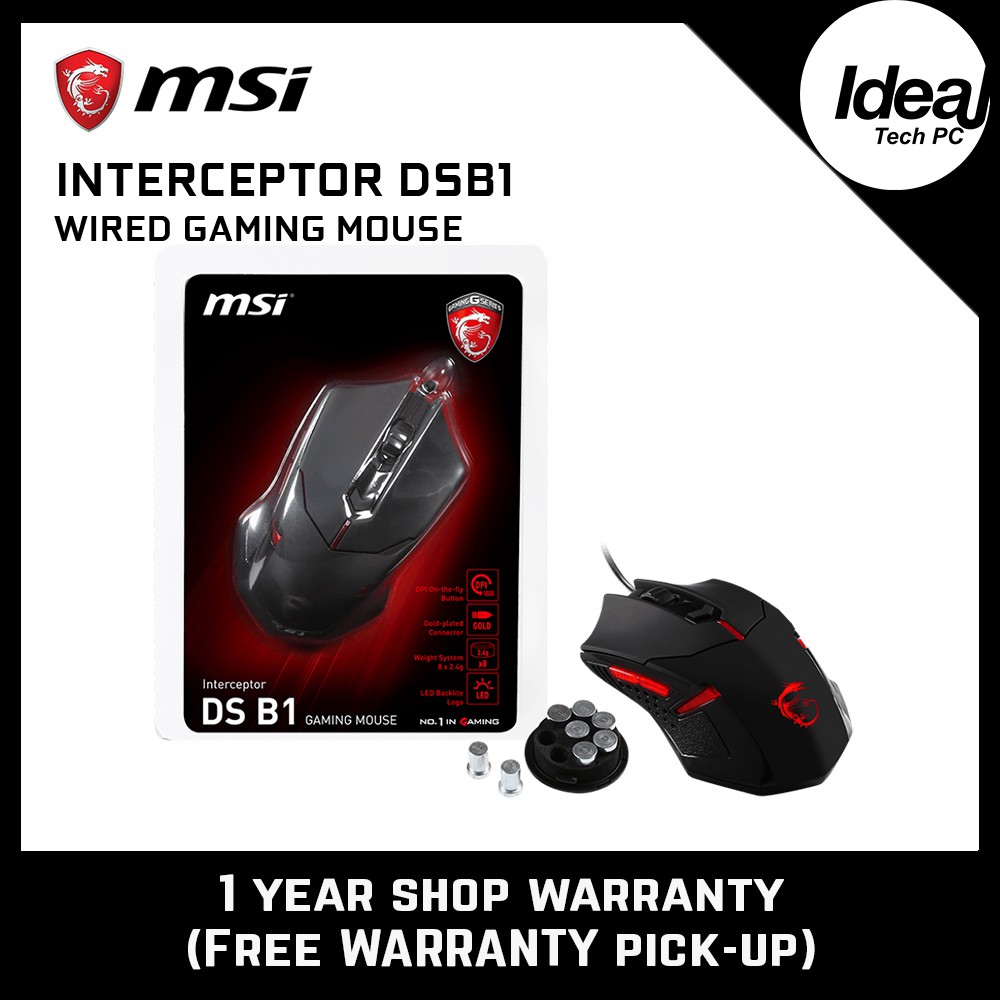 Msi interceptor dsb1 | gaming mouse | BeeCost
