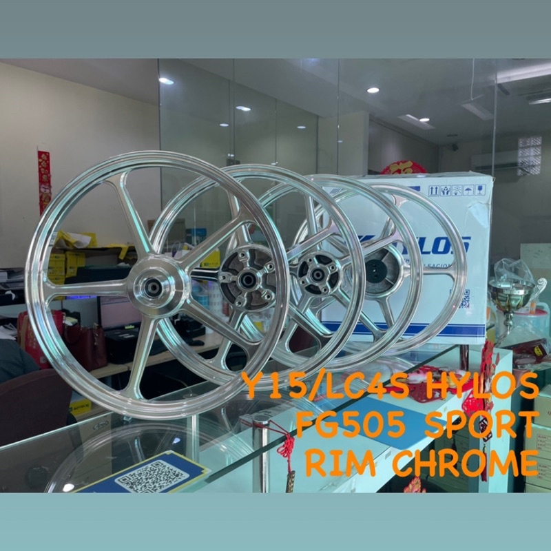 Y15ZR HYLOS FG505/511 CHROME SPORT RIM ORIGINAL | Shopee Malaysia