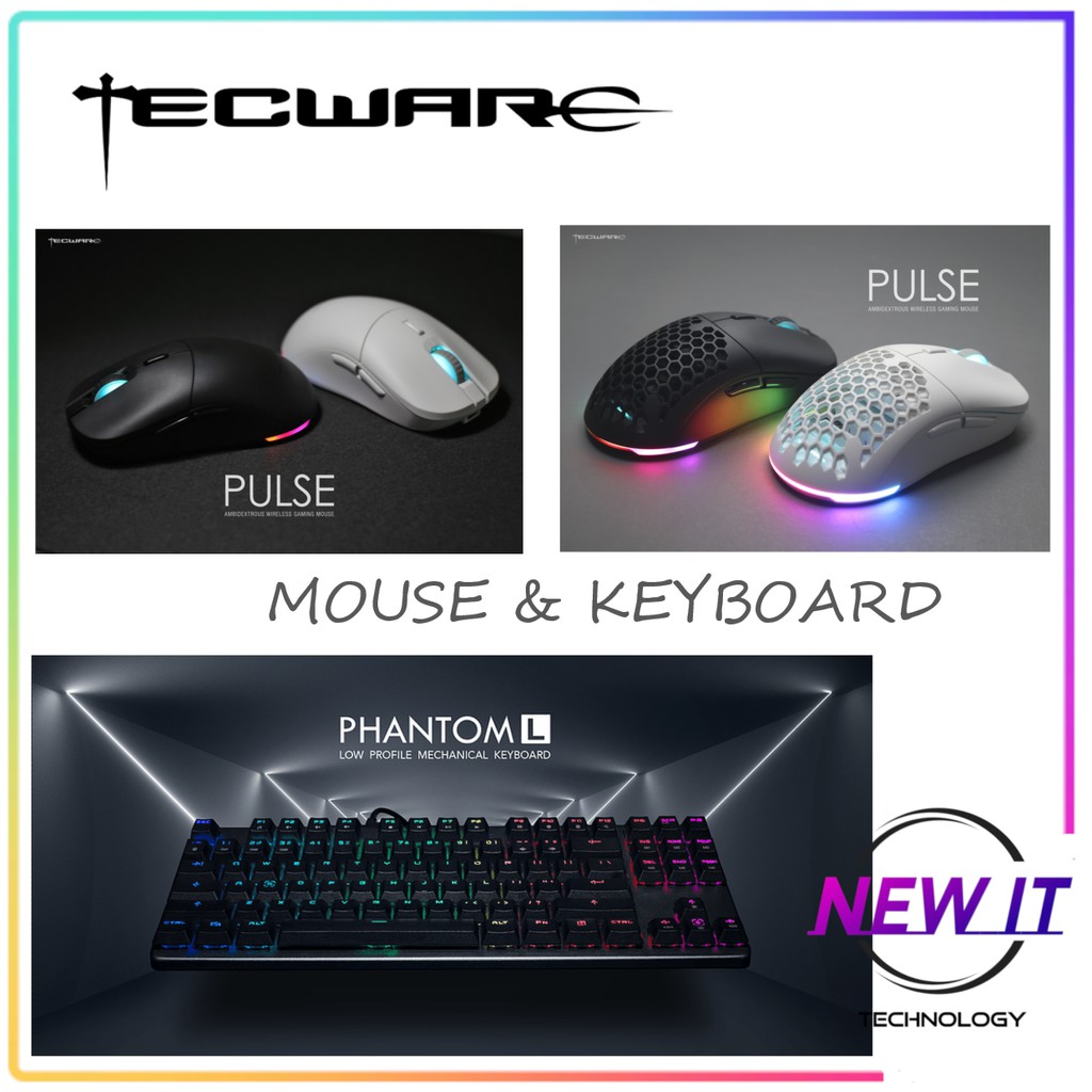 Tecware Phantom 87 104 TKL 2020 RGB B68 + Phantom L Low Profile Tecware ...
