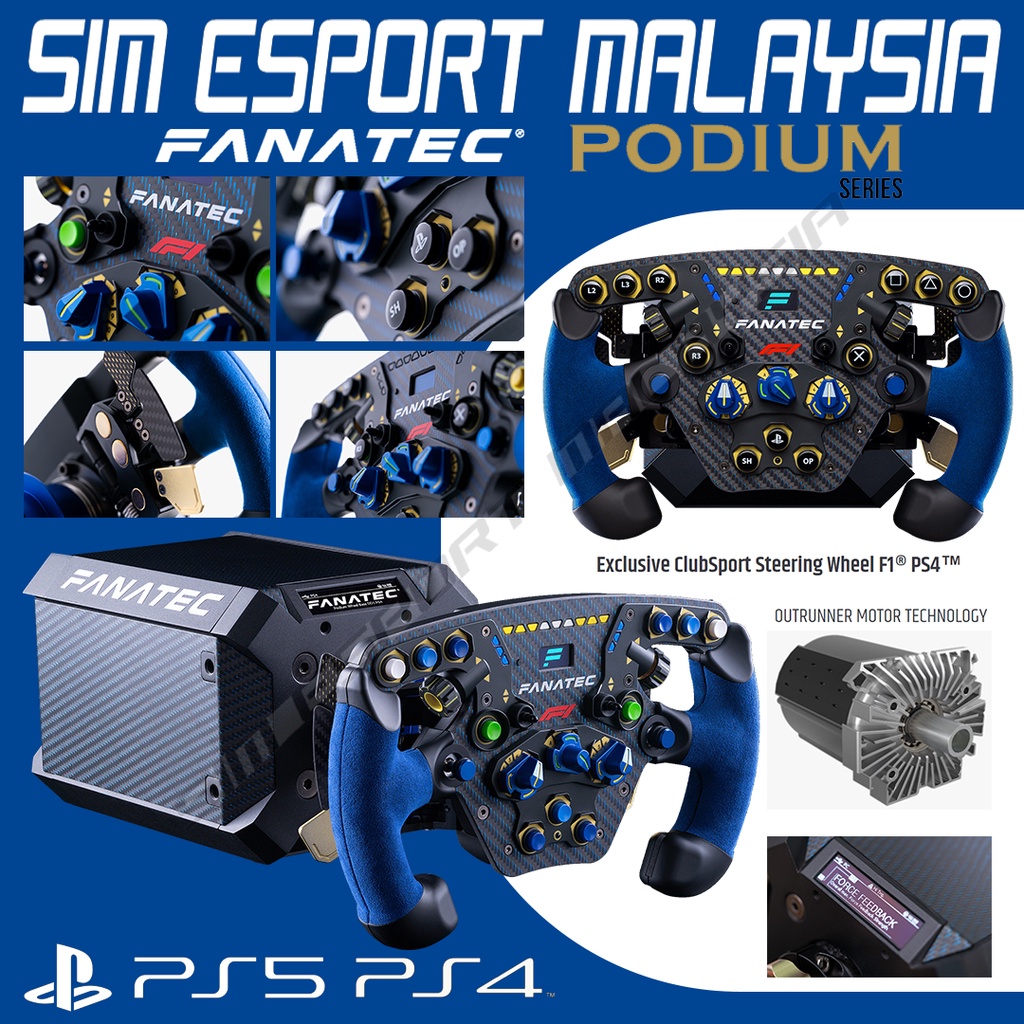 Fanatec Podium Racing Wheel F1 | Shopee Malaysia