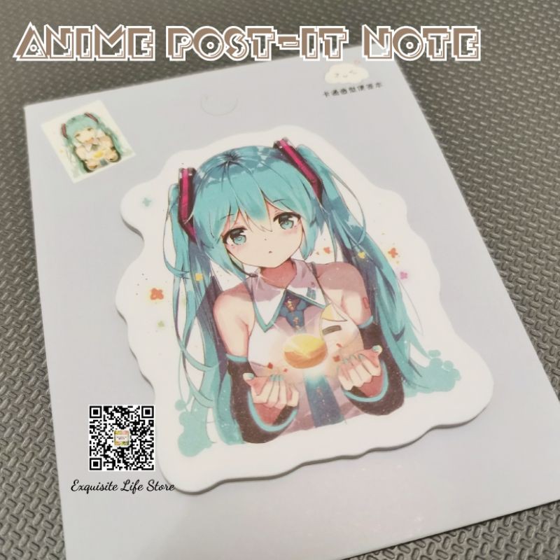 Hatsune Miku Anime Post-it Note Sticky Note 虛擬歌姬初音未来動漫便利貼 | Shopee Malaysia