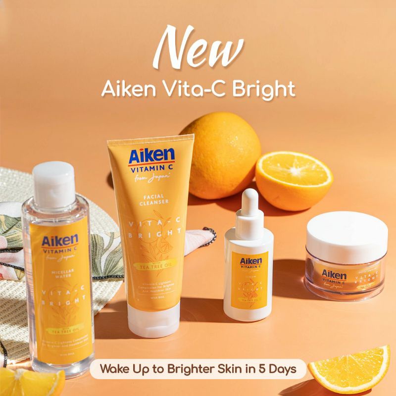 AIKEN Vita-C Brightening Series /Brightening Cleanser / Brightening ...
