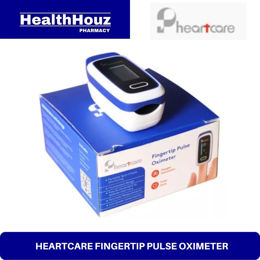 HEARTCARE FINGERTIP PULSE OXIMETER (MDA APPROVED) | Shopee Malaysia
