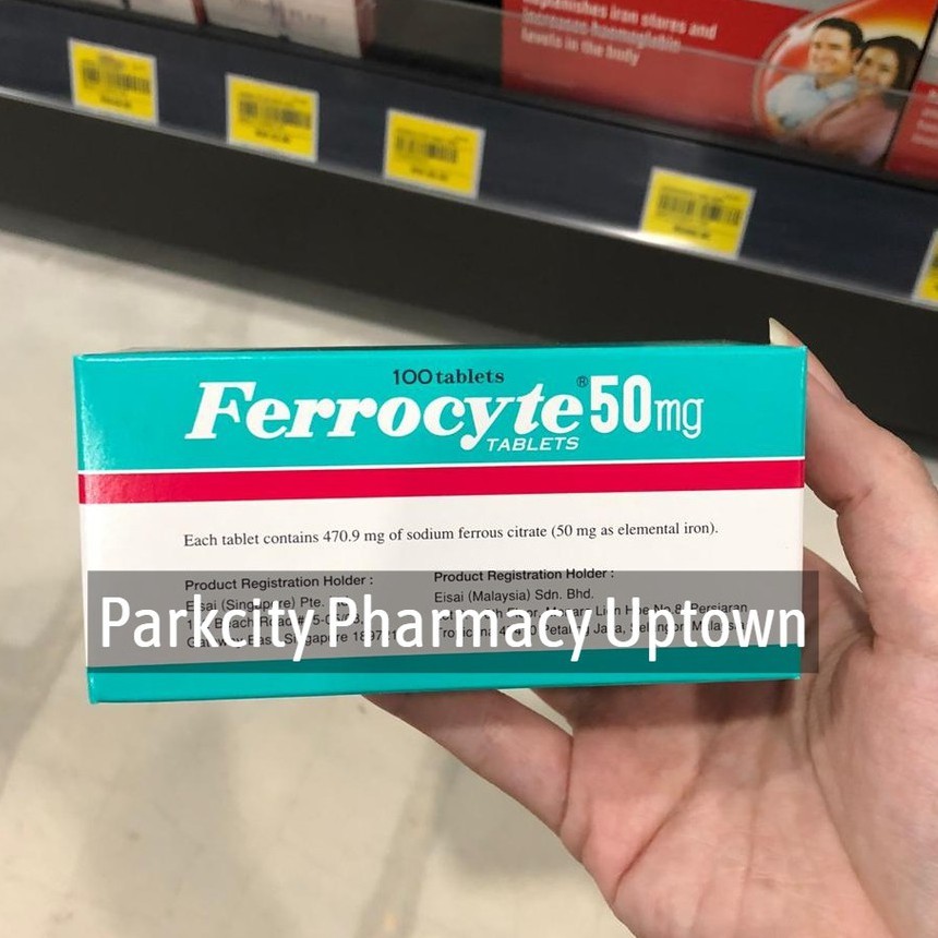 Ferrocyte 50mg Tablets 100s Expiry: 04/2024 3554 | Shopee Malaysia