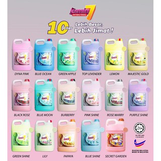 SABUN KAIN 5-IN-1 10KG/10LITER / HALAL / LIQUID DETERGENT / BESAR JIMAT WANGI JASMIN 7 BERBALOI2 ...