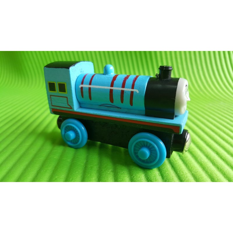 MAGNETIC WOOD TRAIN (BLUE EDWARD) | Shopee Malaysia