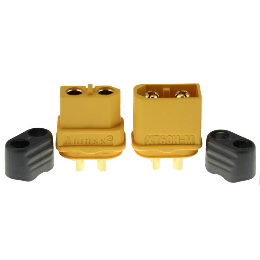 Original Amass XT60H Plug Connector With Sheath Housing Male Female 1 Pair XT60 | Shopee Malaysia