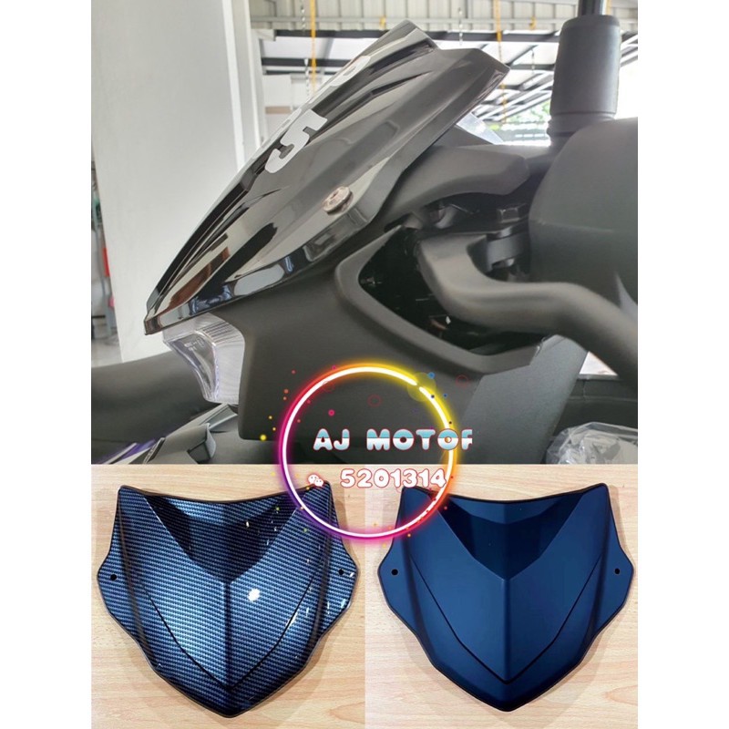 NEW Y16ZR EXCITER CARBON COWLING VISOR YAMAHA Y16 WINDSHIELD WINDSCREEN ...