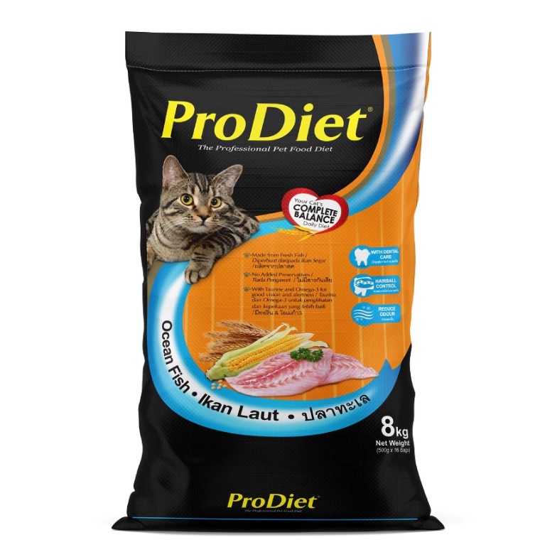 Prodiet Cat Food -Ocean Fish(8kg) ORIGINAL PACK | Shopee Malaysia