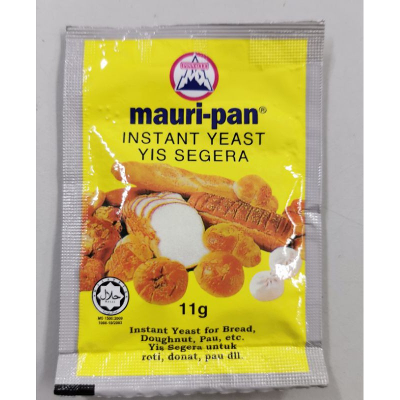 mauri - pan Instant Yeast yis segera 11g | Shopee Malaysia