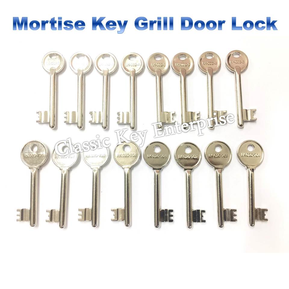 Mortise Key for Grill Door Lock Sun Hook Lock Fuda Metal Wood Door ...