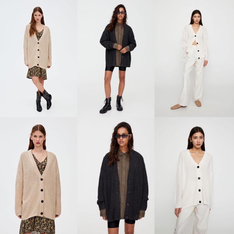 Cardigan PULL & BEAR | Shopee Malaysia