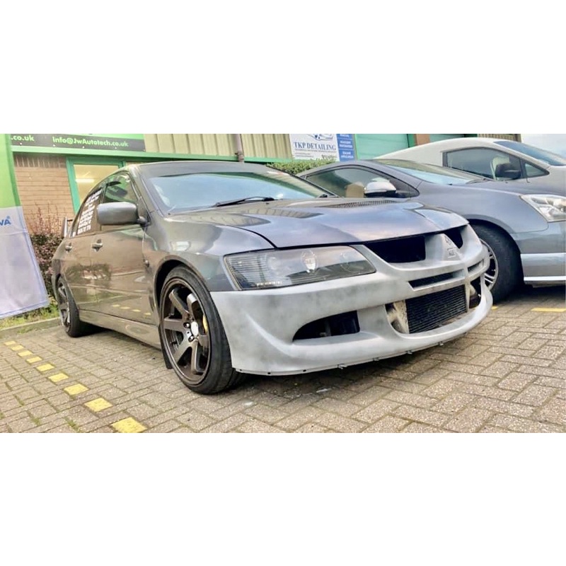 Mitsubishi Evo 8 OEM standard original style front bumper bodykit body ...