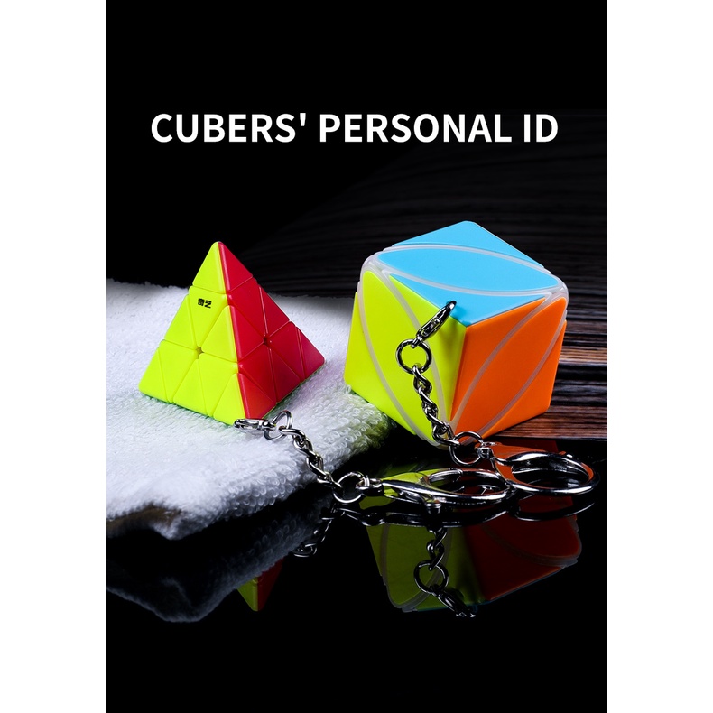 [Picube] Qiyi IVY Keychain Key Ring Cubes 3x3 Cubes Puzzle Magic Cubes ...