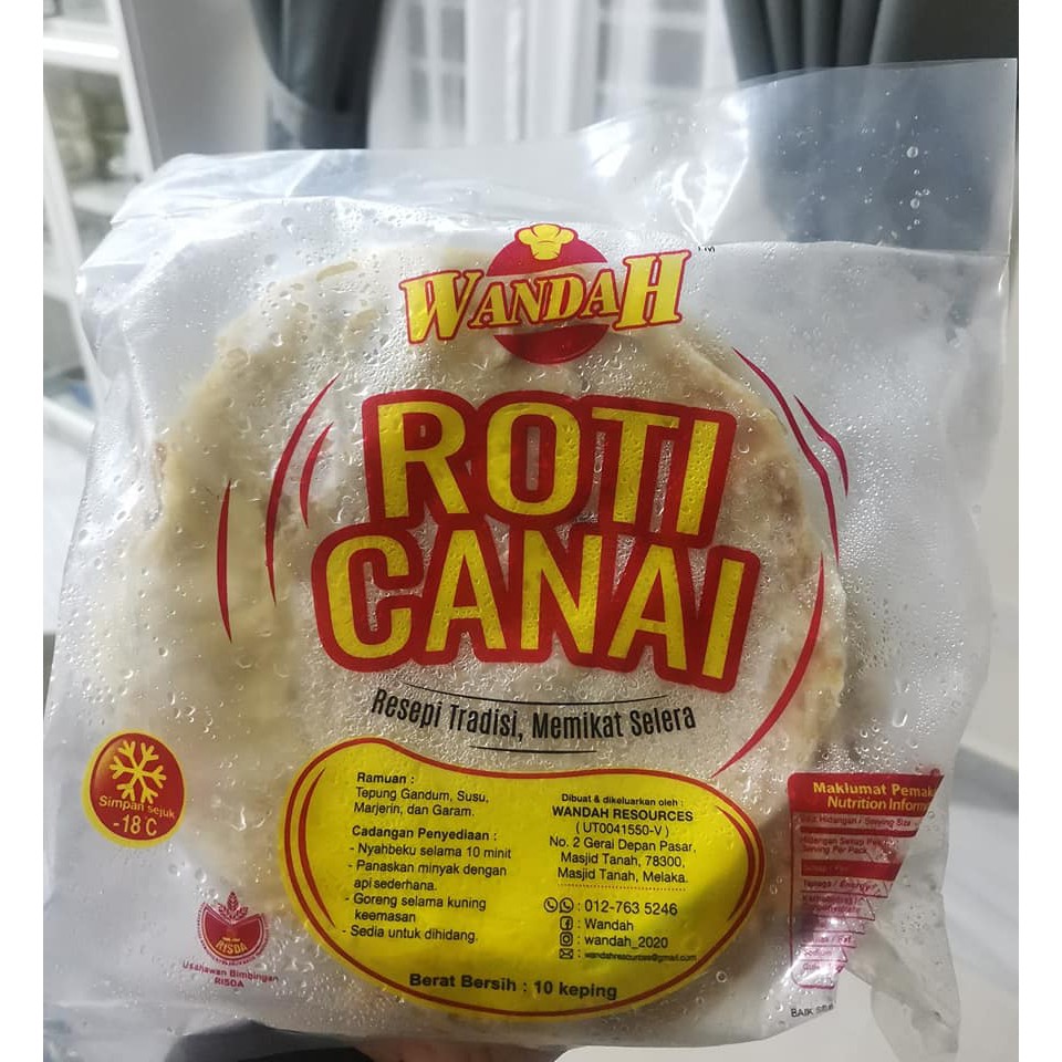 🎉🎉READY STOCK 🎉🎉 ROTI CANAI FROZEN WANDAH | Shopee Malaysia