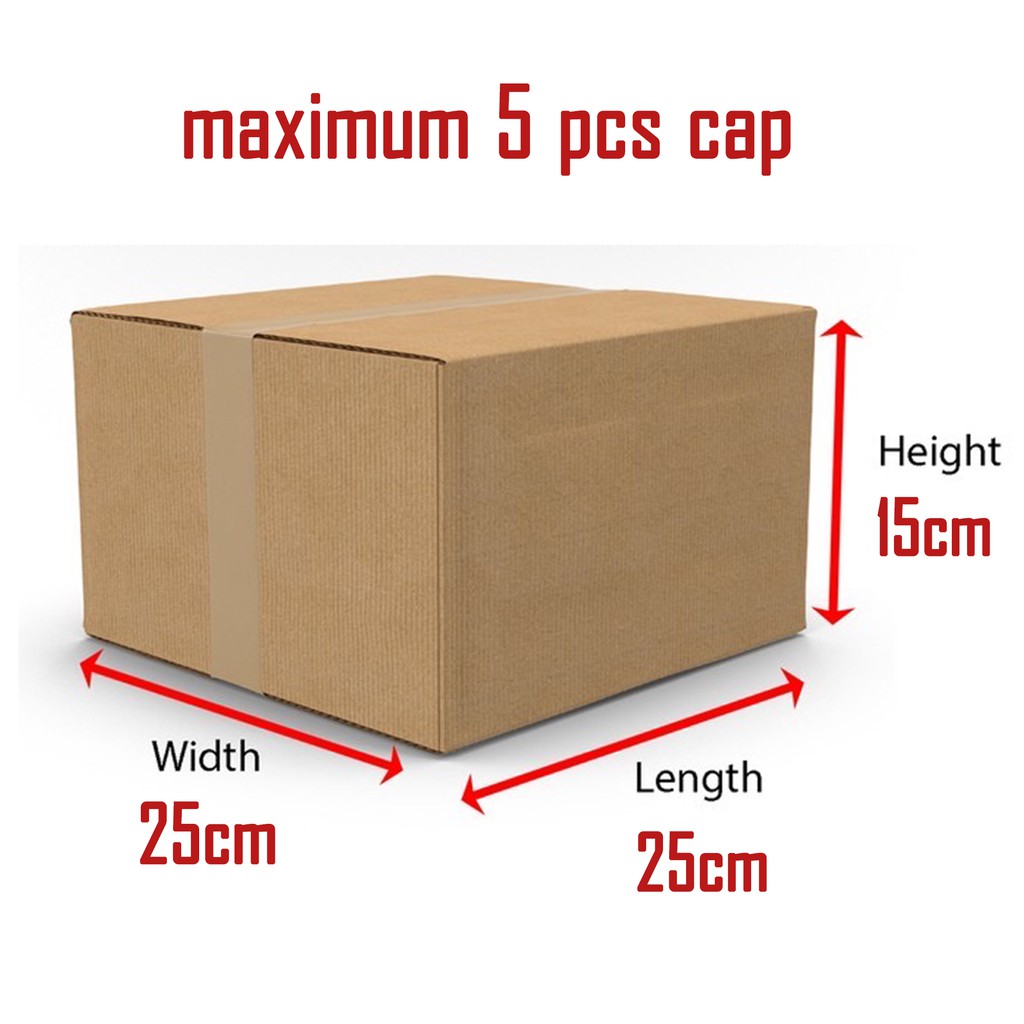 Carton Box Kotak Packing 15cm 25cm 25cm | Shopee Malaysia