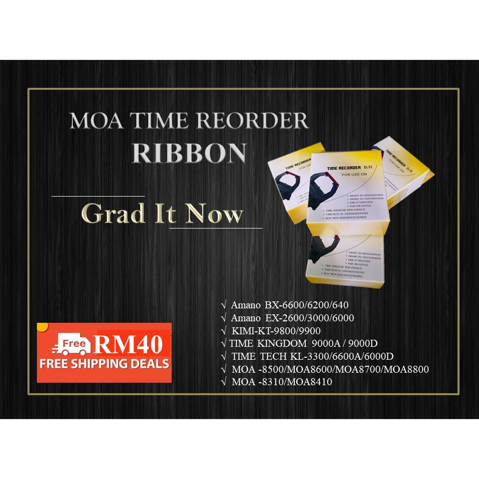 MOA KIMI SHINJUKU TIME TECH TIME RECORDER RIBBON | Shopee Malaysia