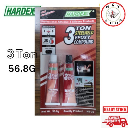 Hardex 3TON STEELWELD EXPOXY COMPOUND/Gam 3 TON/Gum Three Ton/Hardex ...