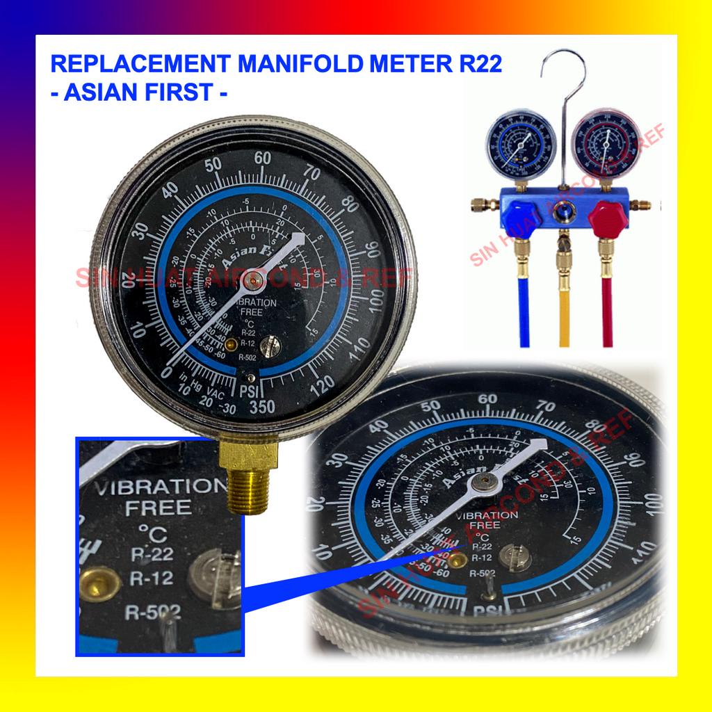 (Heavy Duty R22) Manifold Replace Meter Low Side R22 / Asian First ...