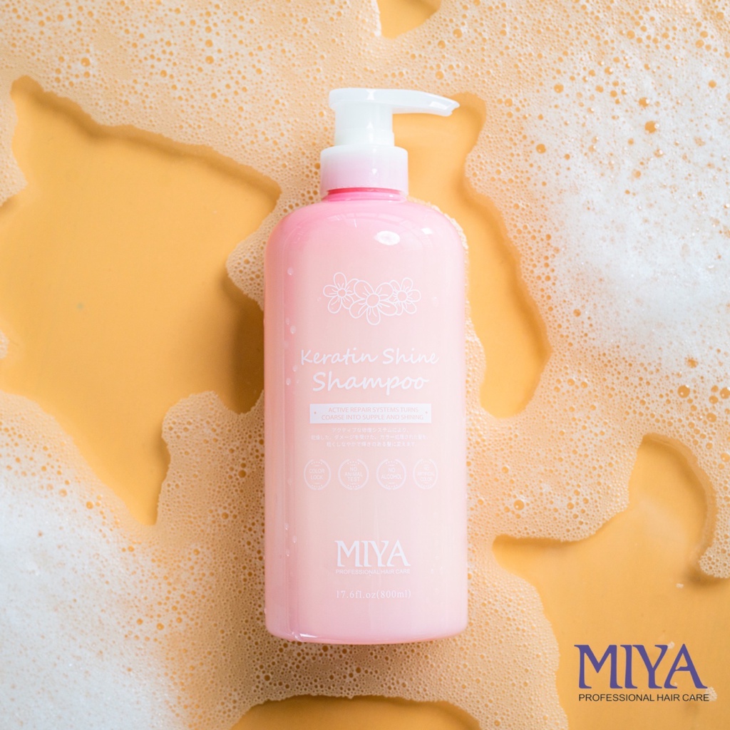 Miya Professional Keratin Shine Shampoo 800ml | Shopee Malaysia