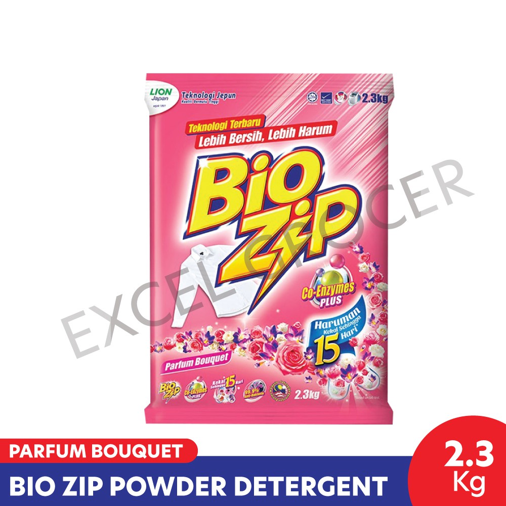 Bio Zip Parfum Bouquet Powder Detergent 2.3kg | Shopee Malaysia