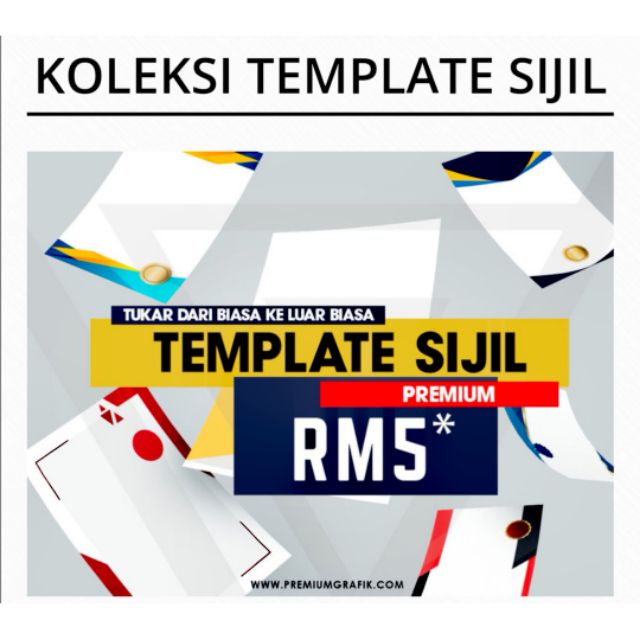 Softcopy koleksi template sijil. rm5/template shj. minima pembelian dua ...