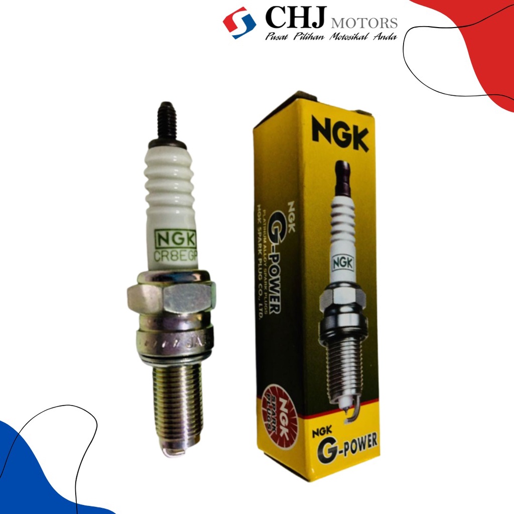 PLUG SPARK CR8EGP NGK G-POWER - (NGK) | Shopee Malaysia