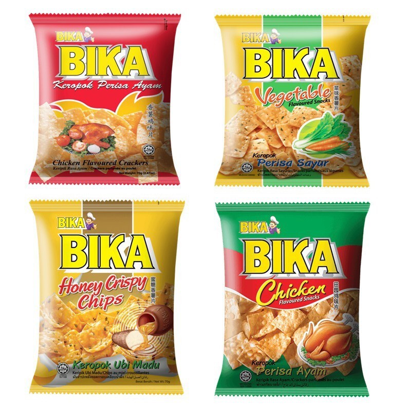 Bika Snacks / Keropok Bika 30's | Shopee Malaysia