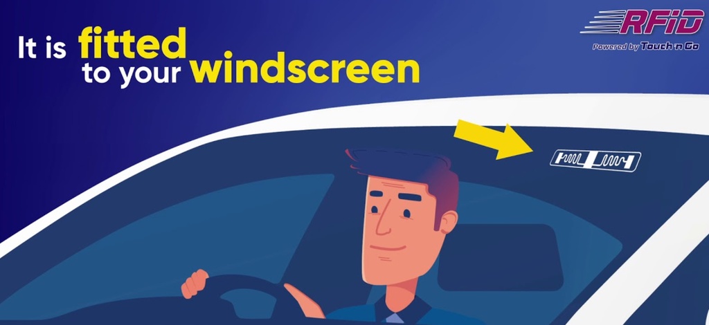 TNG MY RFID HOLDER ACRYLIC TNG TOUCH N GO SMART TAG RFID STICKER [READY ...