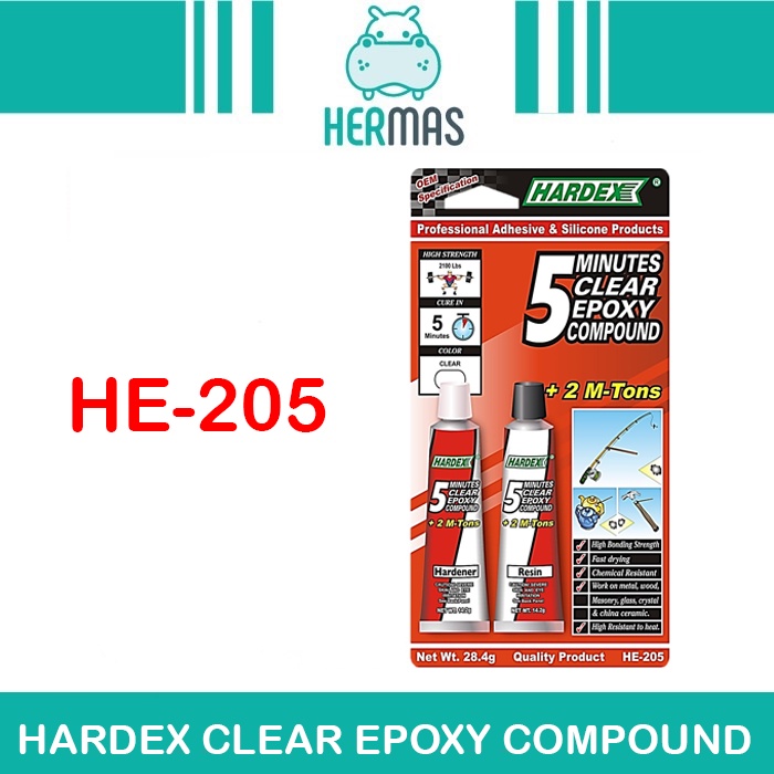 HARDEX HE-205 CLEAR EPOXY COMPOUND | Shopee Malaysia