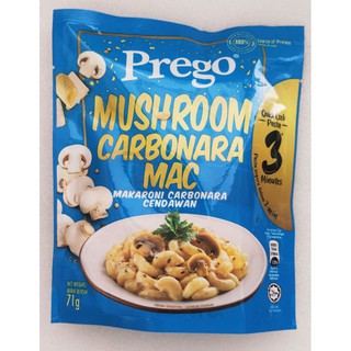 Prego Quick Cook Pasta 3 Minute Mushroom Carbonara Mac / Mac & Cheese ...