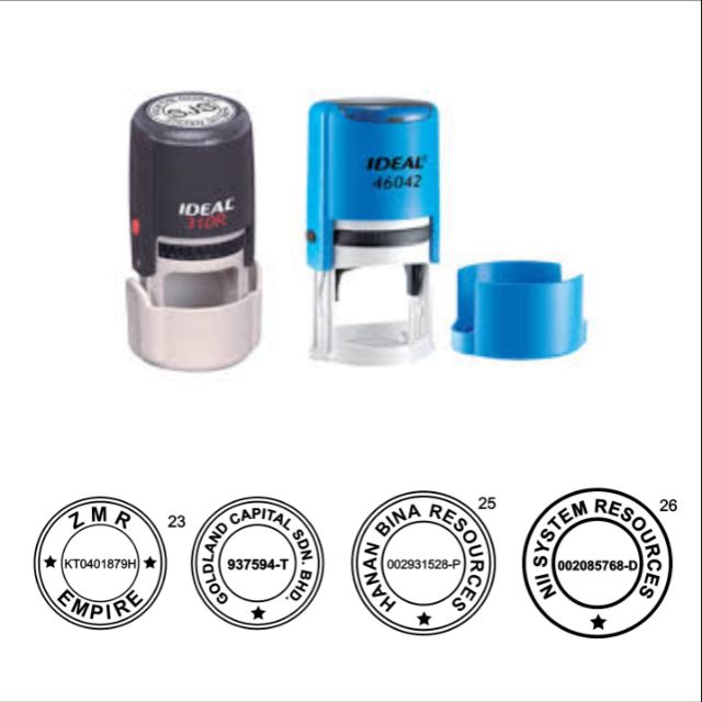 Self inking stamp rubber stamp | Shopee Malaysia