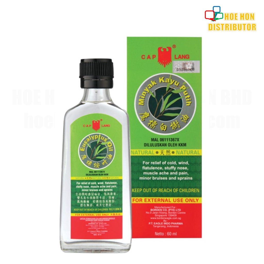 Eagle Eucalyptus Oil Minyak Kayu Putih Cap Lang 60ml | Shopee Malaysia