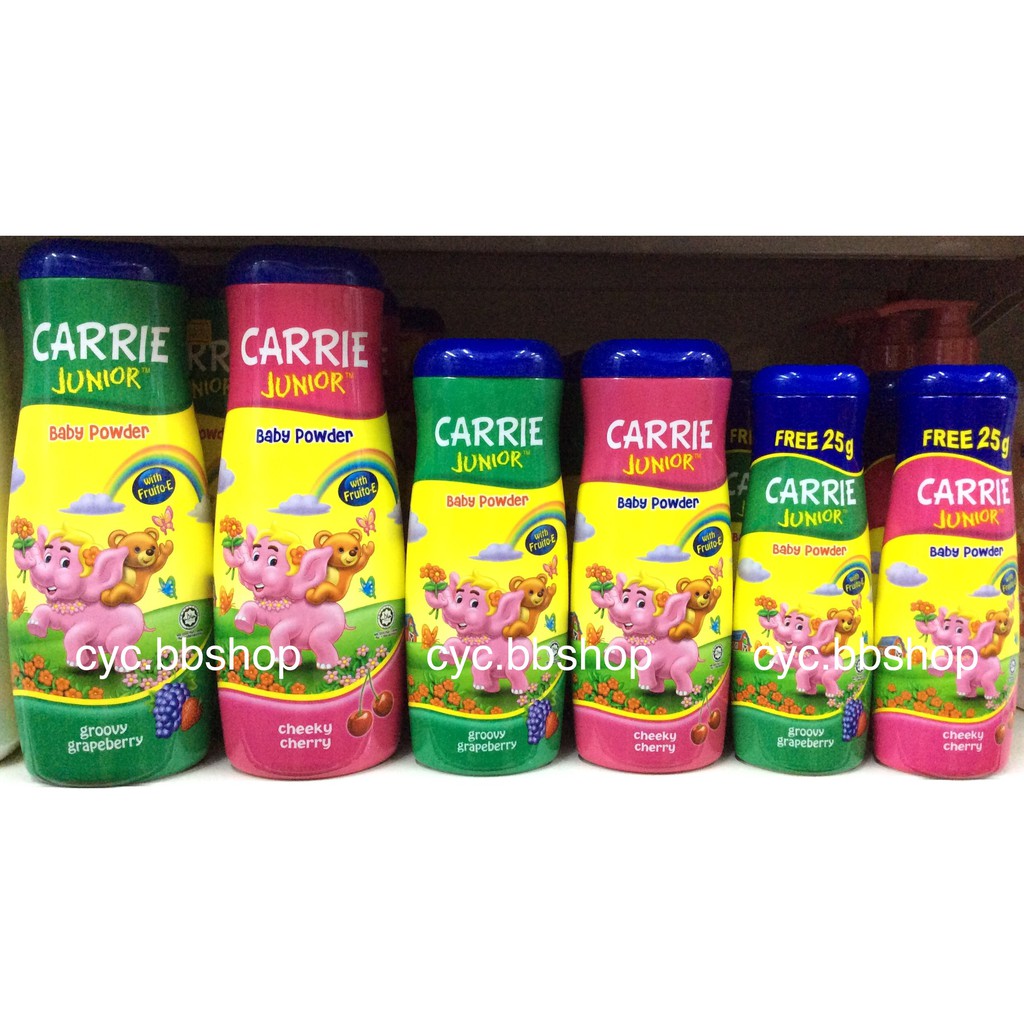 Carrie Junior Baby Powder (125g / 280g / 480g) | Shopee Malaysia