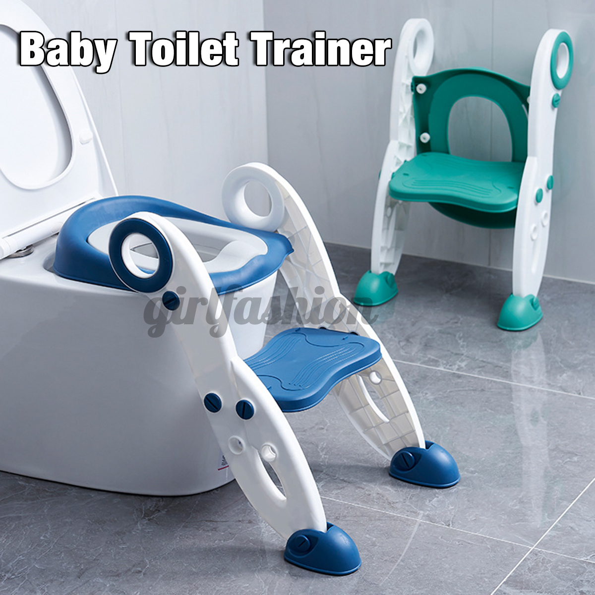 Baby Toddler Potty Toilet Trainer Safety Seat Chair Step With ...