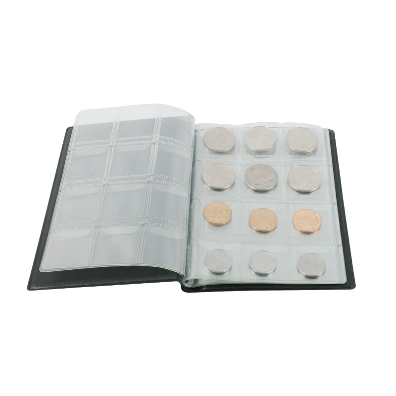 PVC Coin Collection Book World Coin Stock Holder 10 Pages 120 Pockets ...