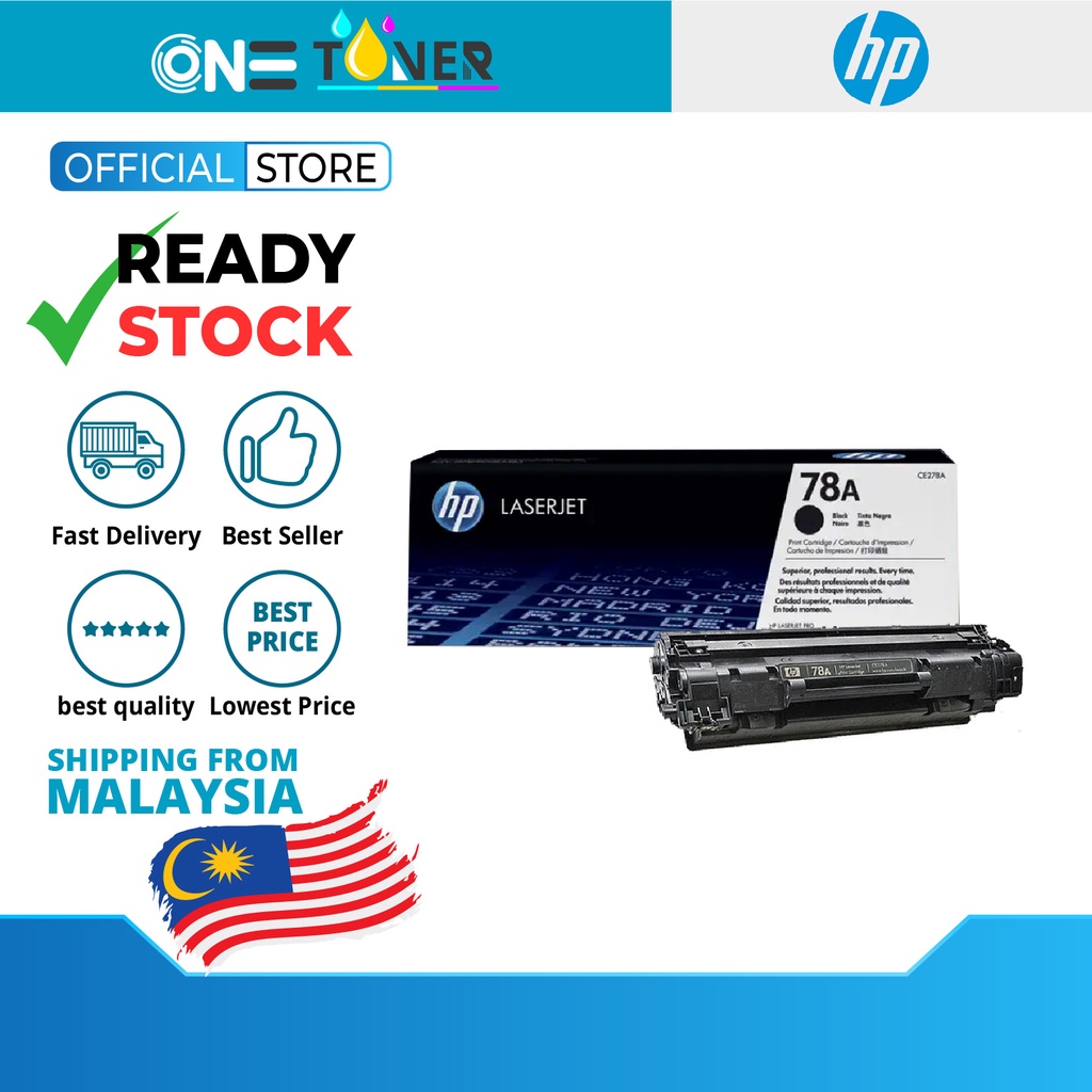 OFFICIAL ORIGINAL HP 78A BLACK LASER JET TONER CARTRIDGE [CE278A ...