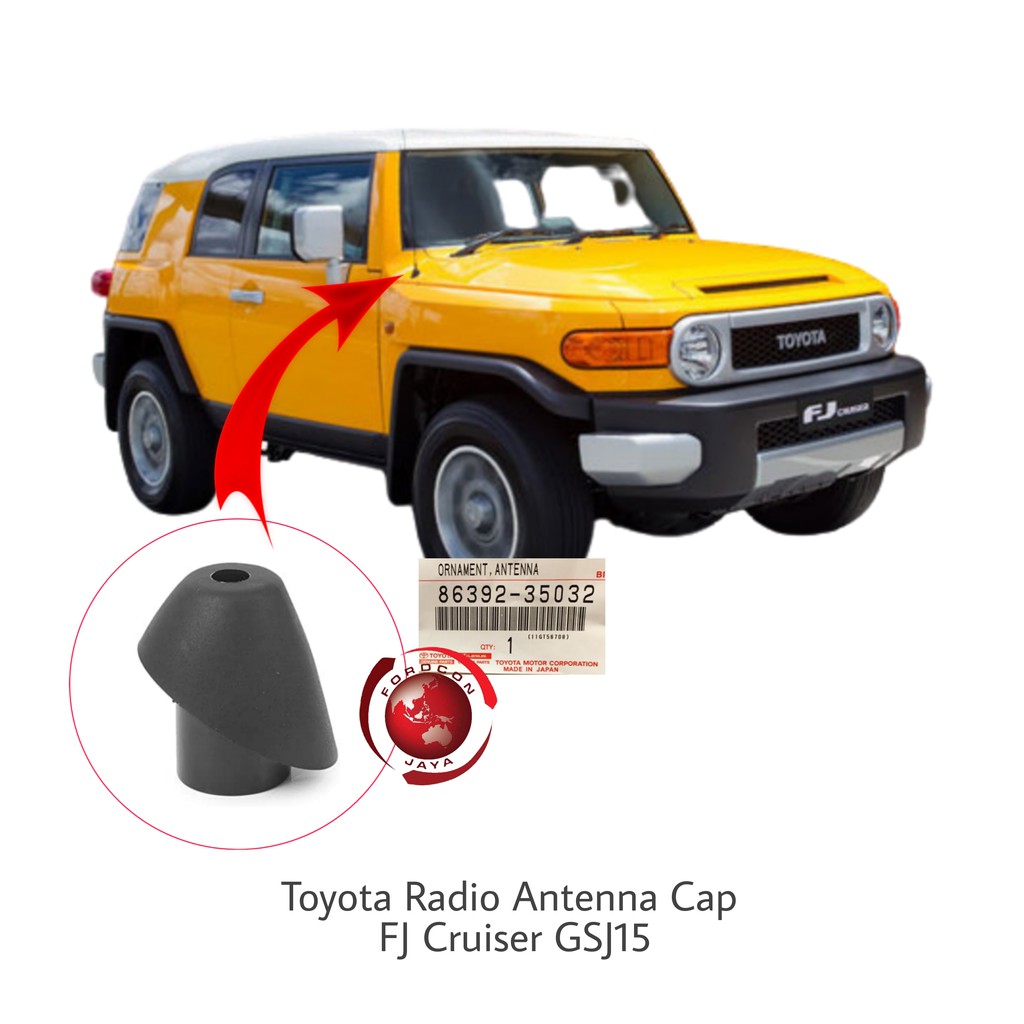 Toyota Radio Aerial Antenna Cap Grommet FJ Cruiser GSJ15 | Shopee Malaysia