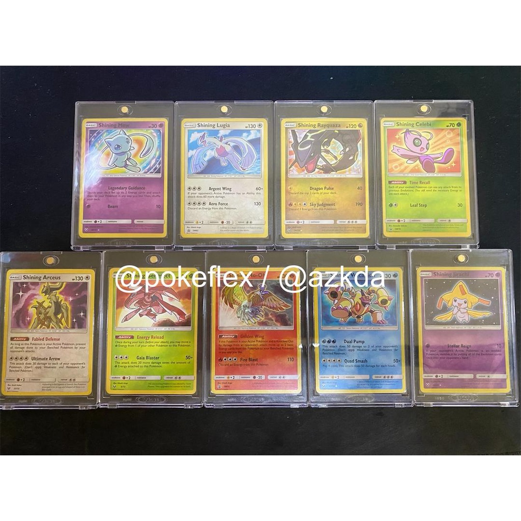 Pokemon Shining Legends Complete Set (Shining Lugia Shining Rayquaza ...
