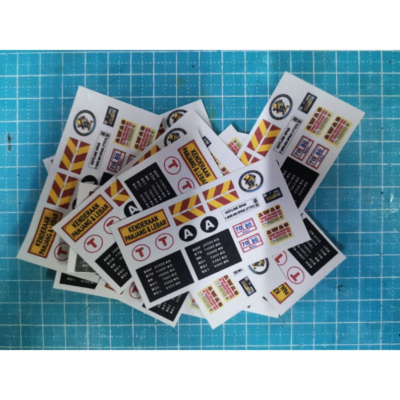 STICKER LORI DIECAST CUSTOM LORI MODEL DIY | Shopee Malaysia