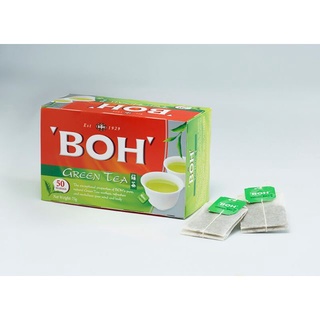 ORIGINAL BOH Tea Pure Green Tea / BOH Teh Hijau Asli 37.5g x 25 tea bag ...