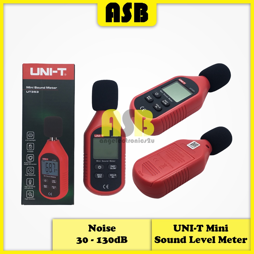(1pc) Uni-T UT 353 Mini Sound Level Meter ( 30 ~ 130dB ) Meter Tahap ...