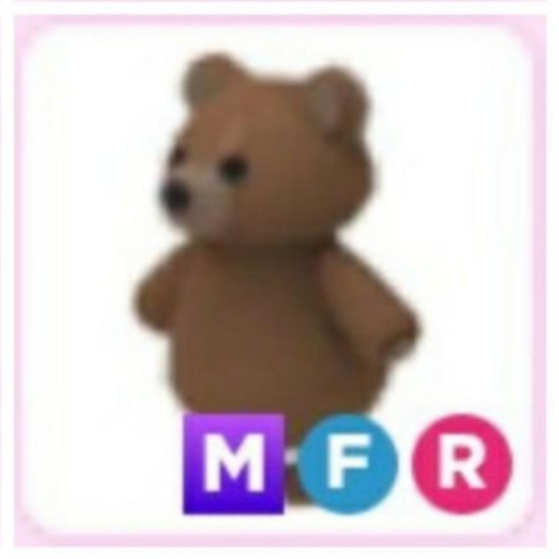 Adopt Me Brown Bear Mega Neon Fly Ride MFR (SALE/JUNGLE EGG PET ...