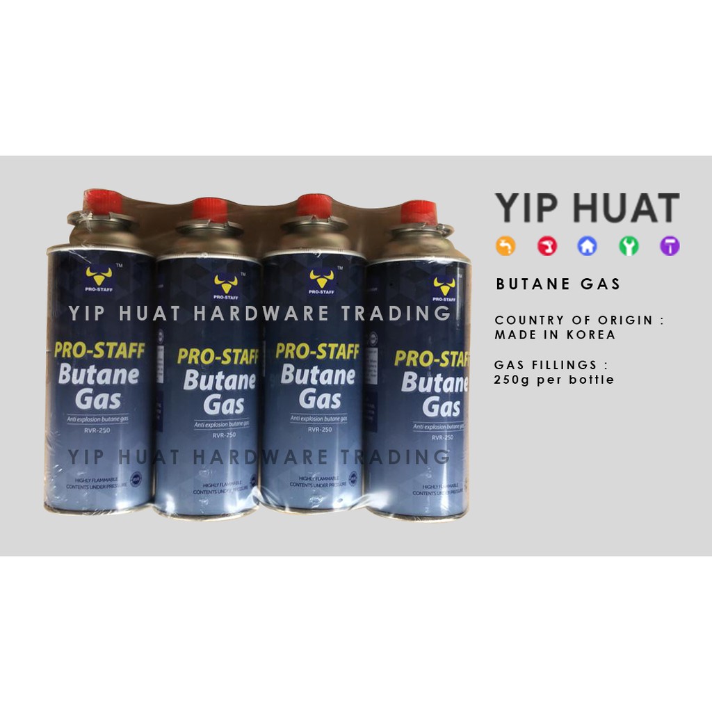 PRO-STAFF RVR-250 Butane Gas Cartridge Gas Canister Anti- Explosion ...