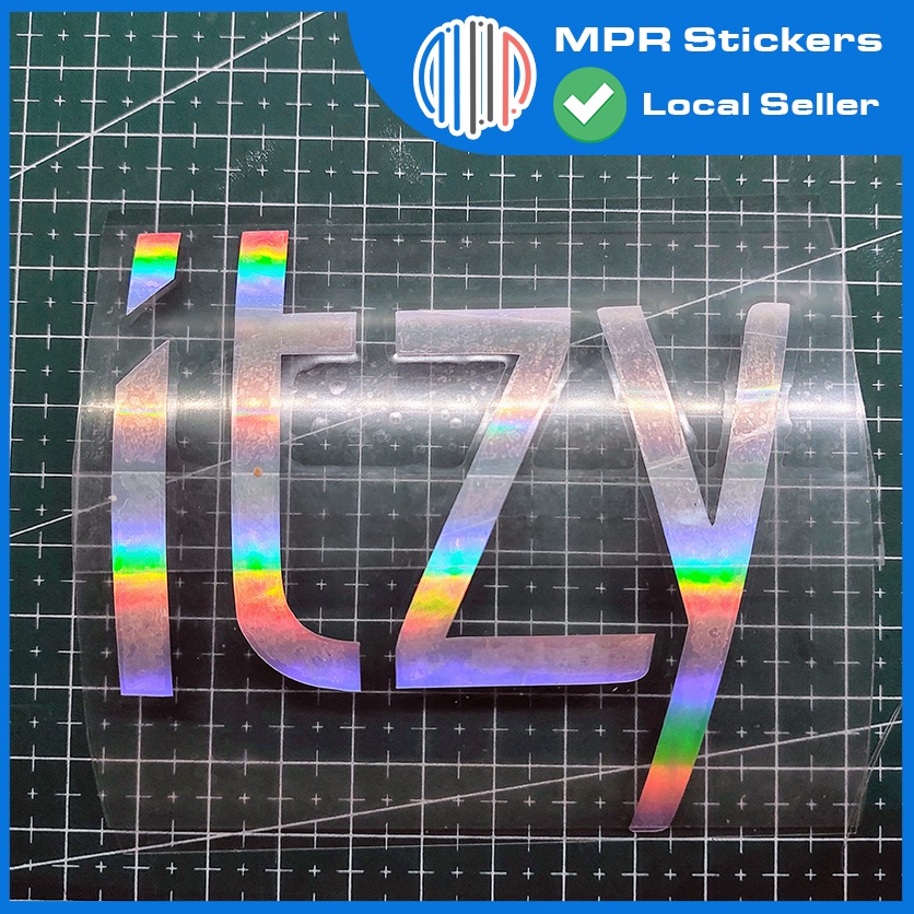 ITZY logo KPOP sticker pelekat logo ITZY | Shopee Malaysia