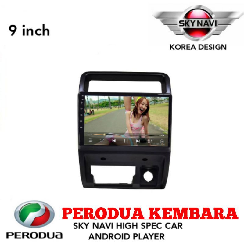 PERODUA KEMBARA SKY NAVI HIGH SPEC CAR ANDROID PLAYER | Shopee Malaysia