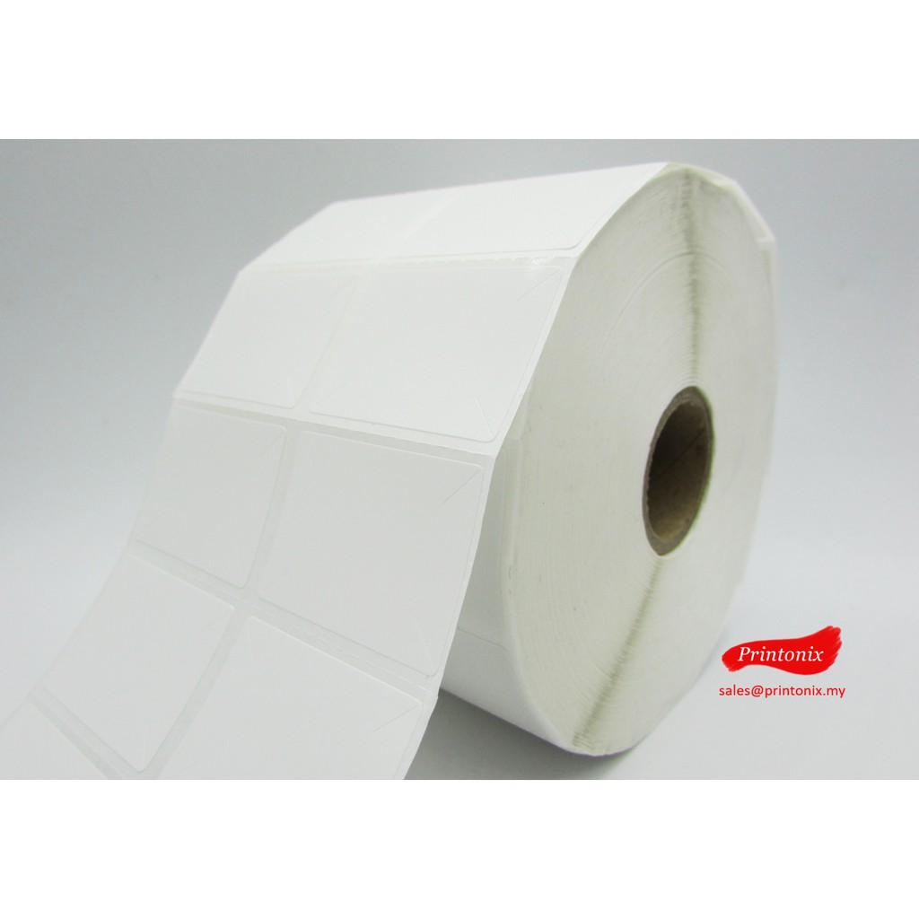 Barcode Label sticker 35mm x 25mm (2 panel (4000pcs/roll) | Shopee Malaysia